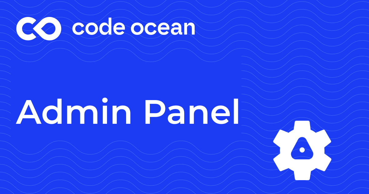Admin Panel | Code Ocean